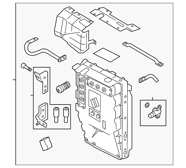 7P0-907-070-H - Drive Motor Inverter - 2012-2015 Volkswagen Touareg ...