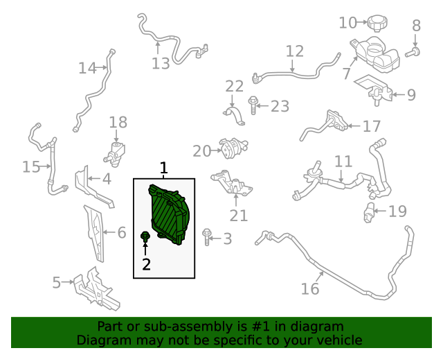 32224829 - Radiator 2017-2024 Volvo | My Swedish Parts