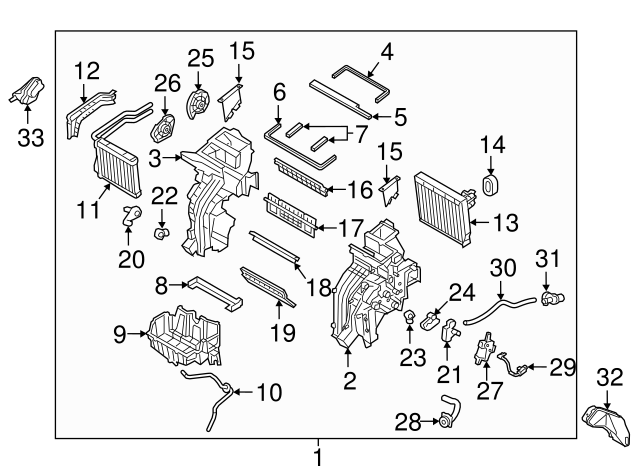 97139-H9100 - Evaporator Core - 2018-2020 Hyundai Accent | World OEM ...