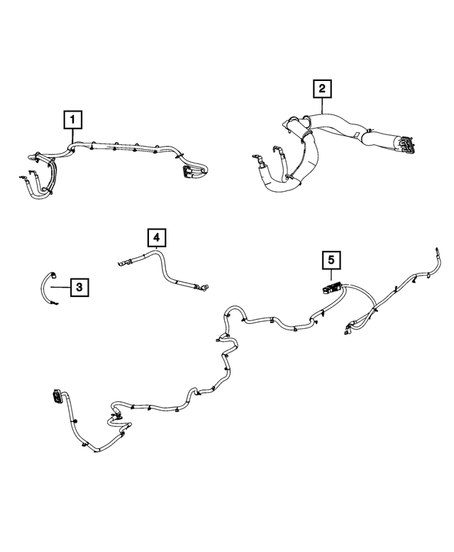 2022-2024 Jeep Grand Cherokee Battery Negative Wiring 68467854aa ...