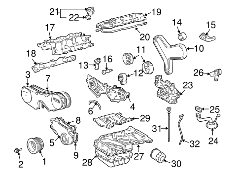 Engine Parts for 2006 Toyota Highlander | Toyota Parts Center
