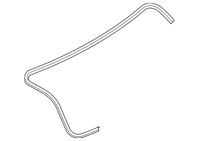 Genuine BMW 51-76-5-A05-999 | Weatherstrip | FREE Shipping on Most ...