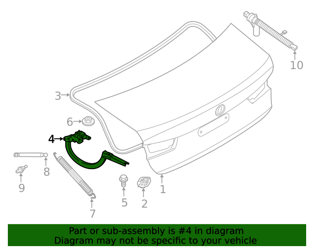 Genuine BMW 41-00-9-879-264 | Hinge | FREE Shipping on Most Orders $499 ...
