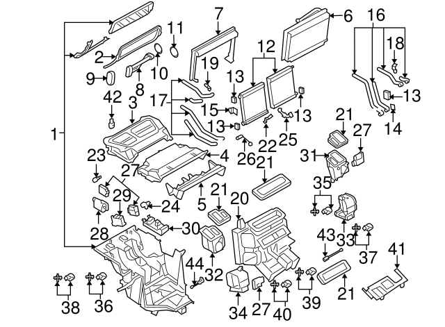4E0-820-103-A - Evaporator Core 2005-2010 Audi | Audi OEM Parts