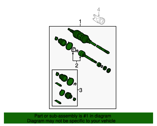 Toyota Axle Assembly Part# 4342008020 | Toyota of Colorado Springs