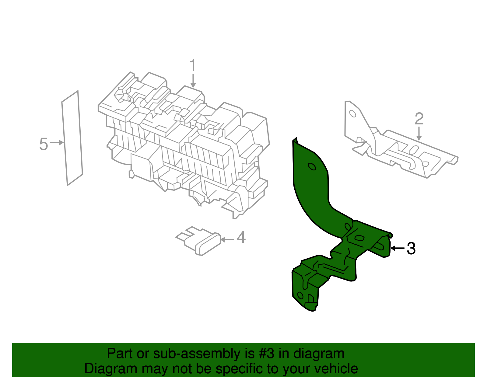 2014-2023 Nissan Junction Block Lower Bracket 24317-4BA0B | Temecula ...