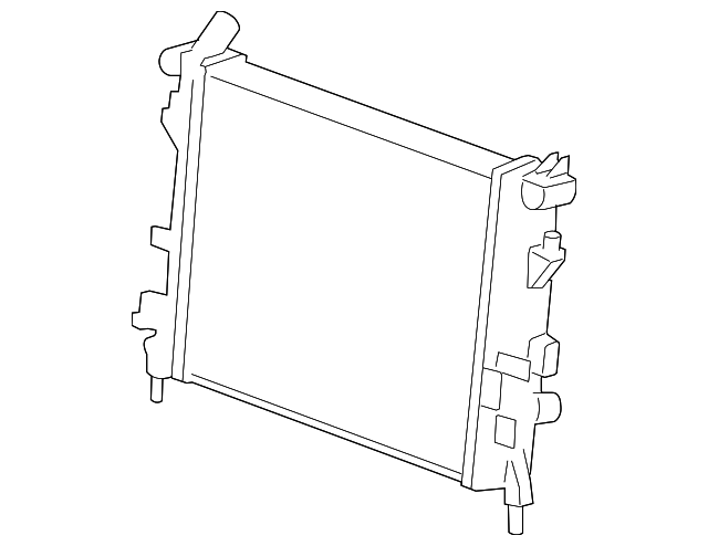 2006-2010 GM Radiator 19130433 | GMPartsDirect.com