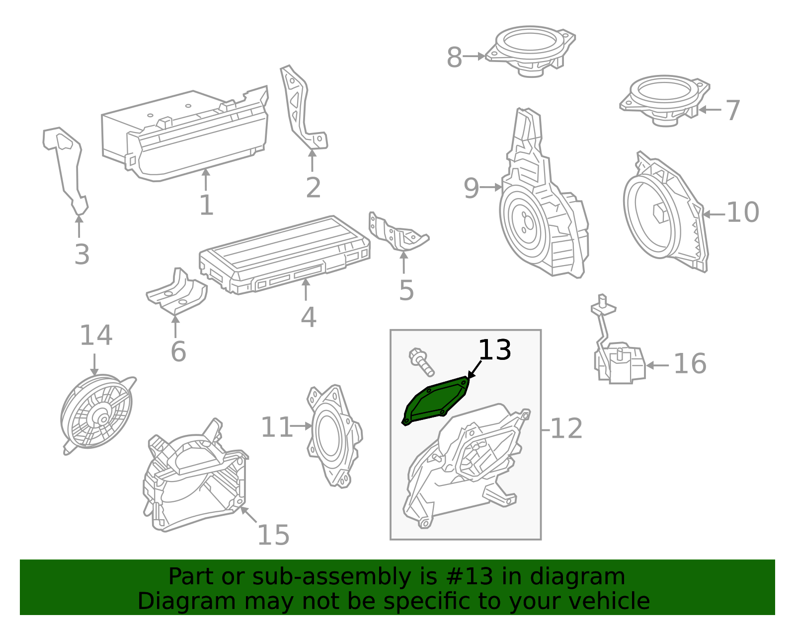 86168-0W020 - Speaker Cover 2018-2024 Lexus | AutoNation Parts
