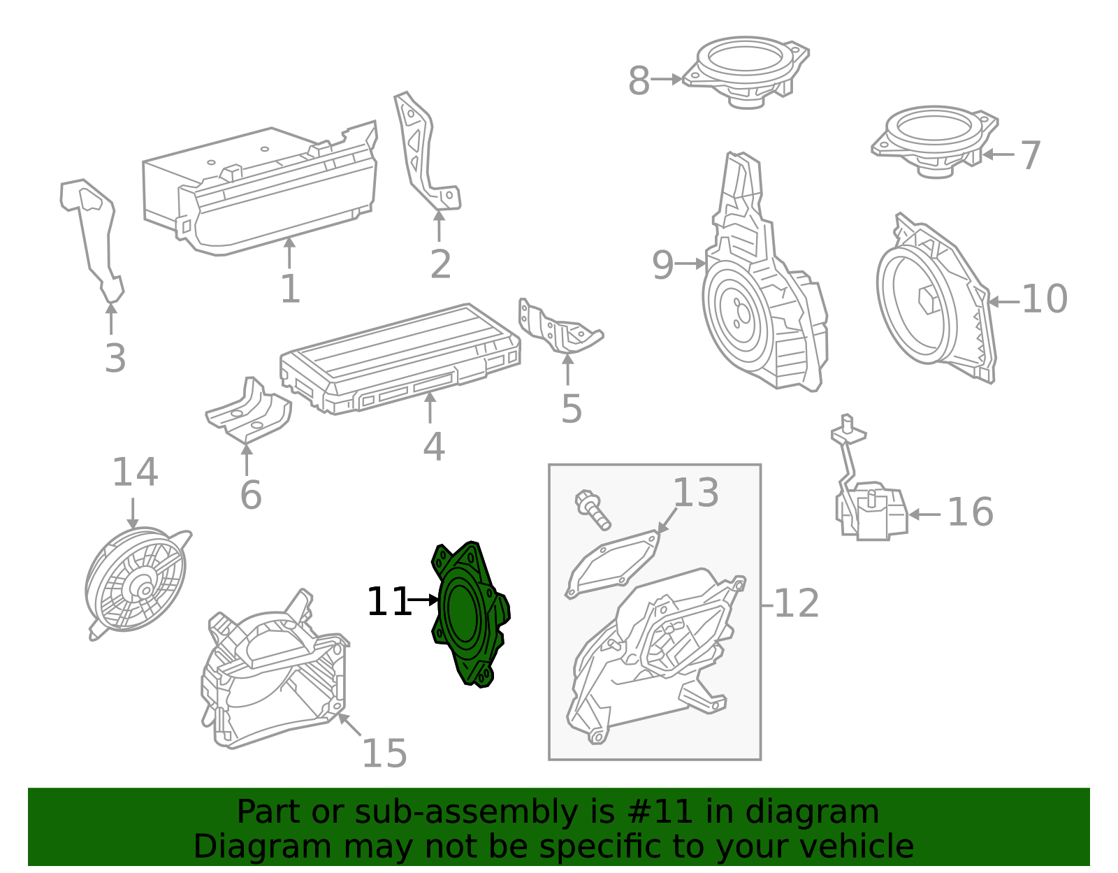86150-0W470 - High-Quality Speaker for 2018-2024 Lexus | AutoNation Parts