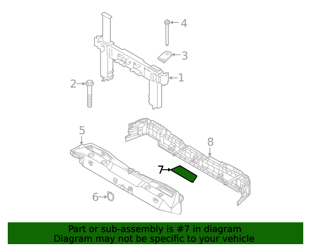 Genuine BMW 51-46-9-498-072 | Front Trim Cover | FREE Shipping on Most ...