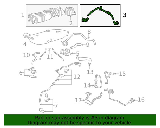 2016-2022 Lexus RX350 Canister Hose 77707-0E060 | OEM Parts Online