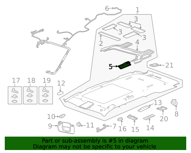 2021-2023 GM Instrument Panel Air Duct 84748146 | GMPartsDirect.com