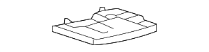 2021-2024 GM Rear Seat Center Belt Opening Bezel 84924001 | OEM Parts ...