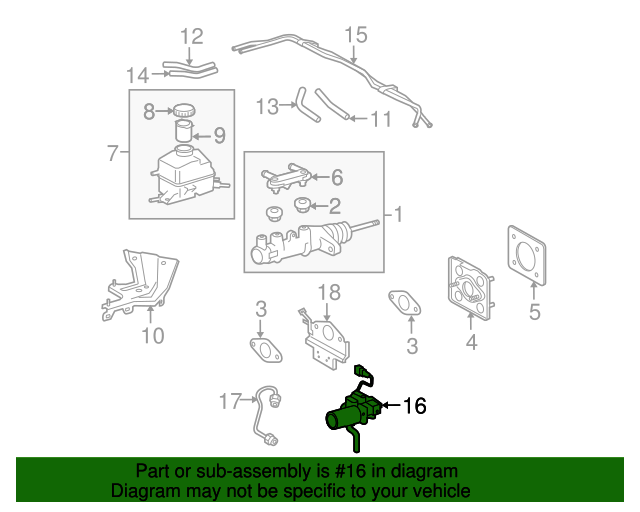 47070-48060 - ABS Pump Assembly - 2010-2015 Lexus RX450h | DiscMonster