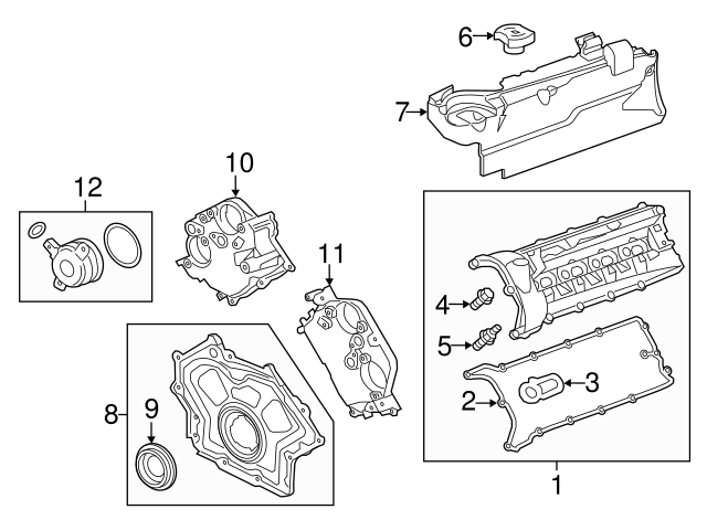 C2D3526 - Valve Cover Seal 2010-2024 Jaguar | AutoNationParts.com