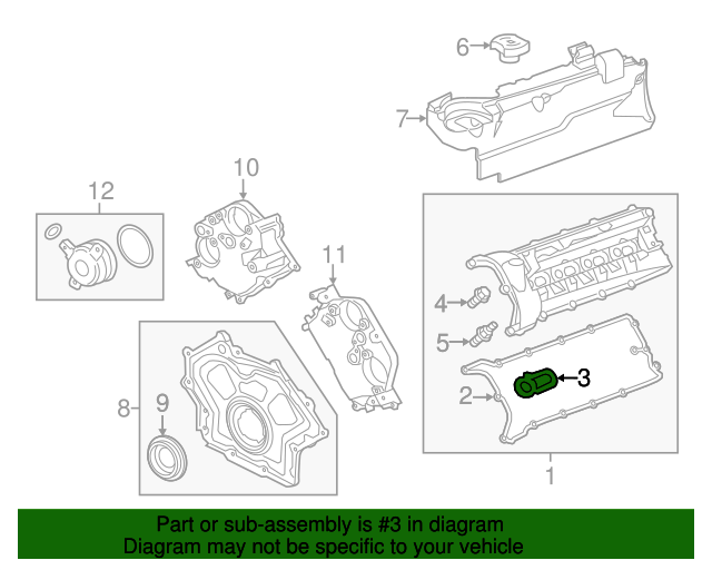 2010-2024 Jaguar Valve Cover Seal C2D3527 | JaguarParts.com