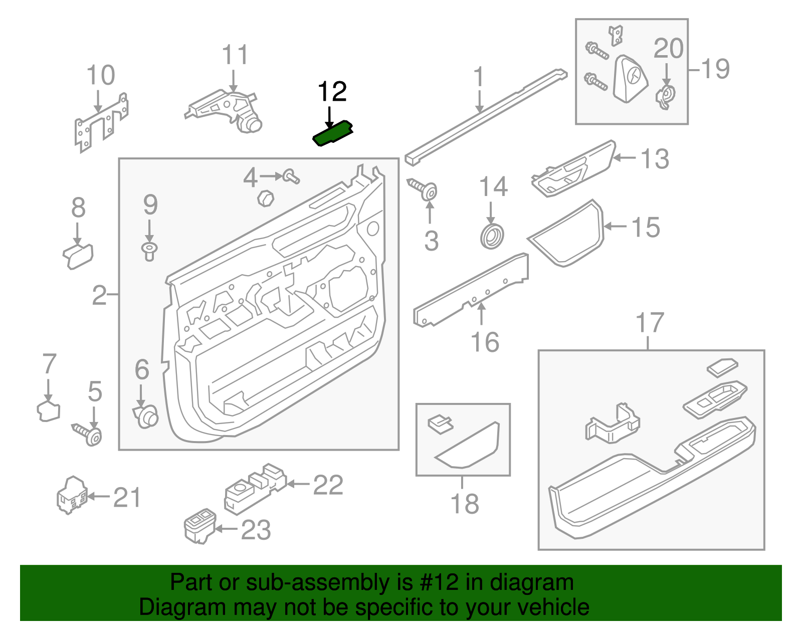 JL7Z-19E630-AQ - Defroster Grille 2022-2024 Lincoln Navigator ...