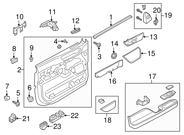 Genuine OEM Ford - Louvre Assembly Vent Air JL1Z-19893-BF | Genuine OEM ...
