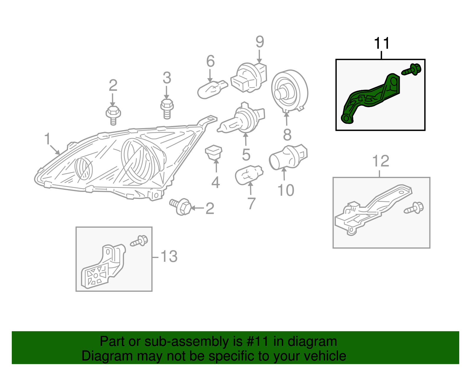 06100-SWA-A11 - Repair Bracket 2007-2011 Honda CR-V | Honda Parts Online