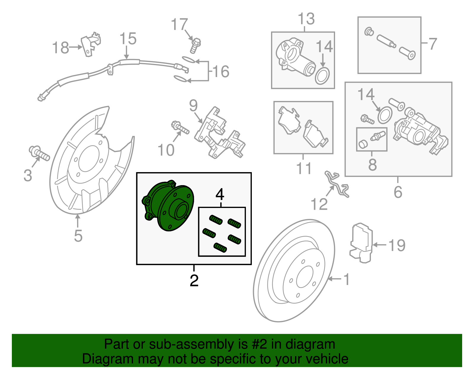 Genuine OEM Ford Part - Motorcraft™ Wheel Bearing And Hub Assembly HUB ...