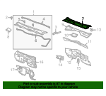 2014-2020 GM Plenum Upper Panel 23454031 GM | GMPartsDirect.com