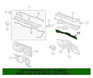 2014-2020 GM Front Panel 84312195 | TascaParts.com