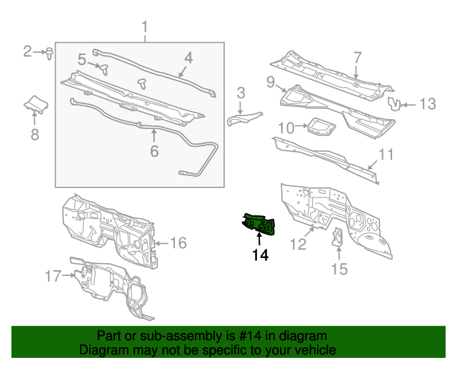 2007-2020 GM Bracket 23180827 | GMPartsDirect.com