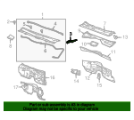 2014-2019 GM Black Driver Side Air Inlet Grille Panel Extension ...