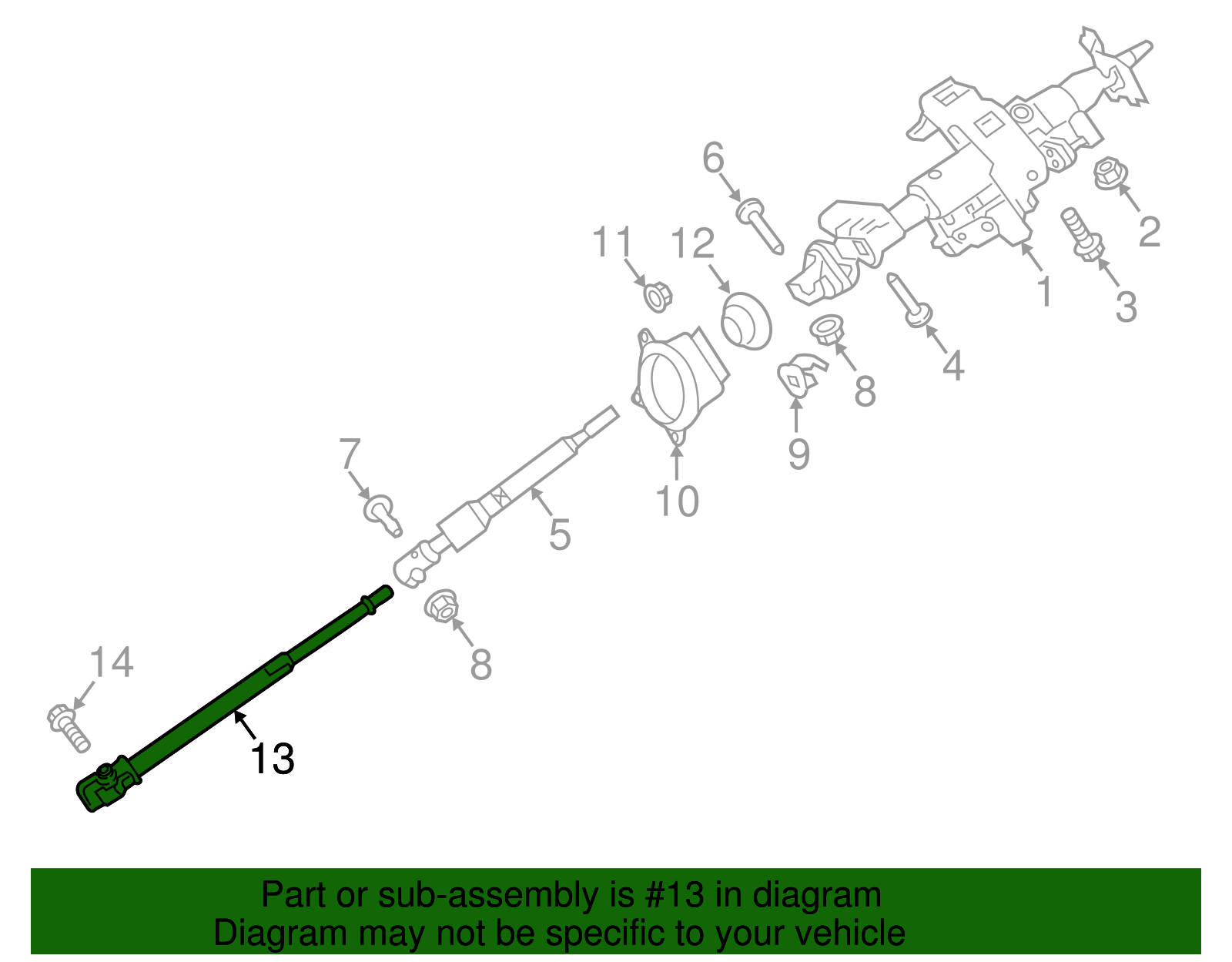 2016-2024 Nissan TITAN XD Lower Joint 48080-EZ00A | Melloy Nissan Parts