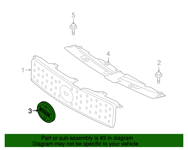 75441-52050 - Plate, Back Door Name 2004-2010 Scion | AutoNationParts.com