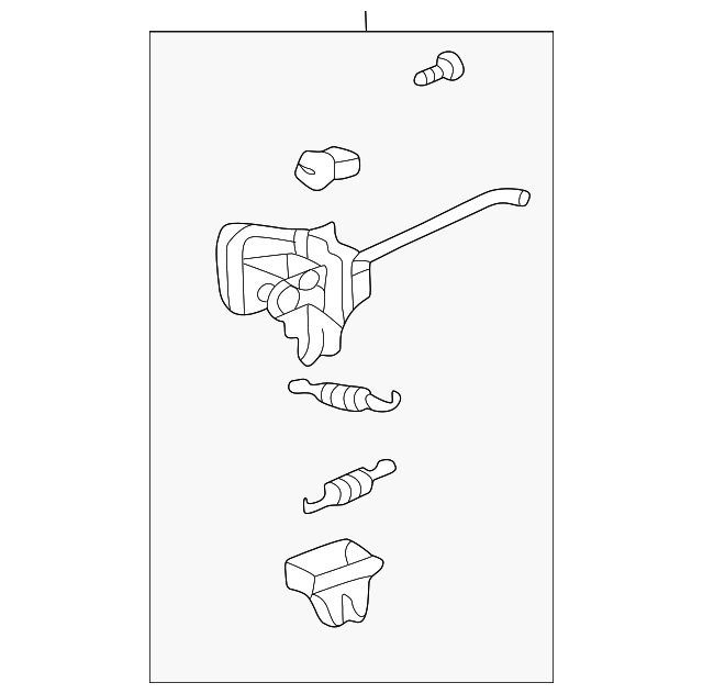 64610-02071 - Lock Assembly 2003-2008 Toyota Corolla | Longo Toyota Parts