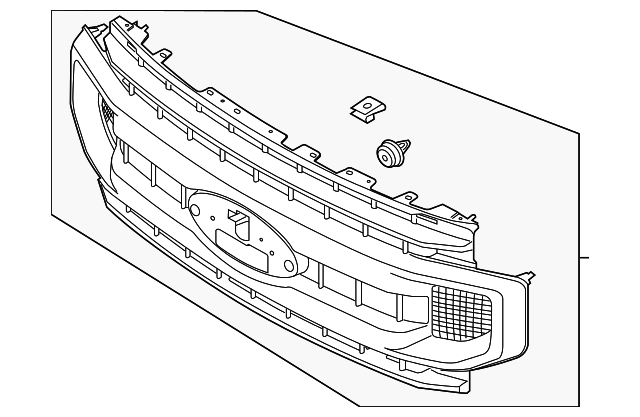 2020 Ford Grille Assembly LC3Z-8200-BA | FordPartsOnSale.com