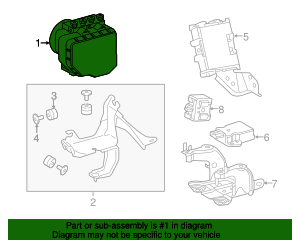 2016-2018 Lexus Actuator Assembly 44050-24120 | OEM Parts Online