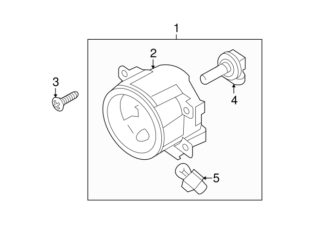 2011-2012 Mitsubishi Outlander Sport Bulb MS820983 | Mitsubishi Parts ...
