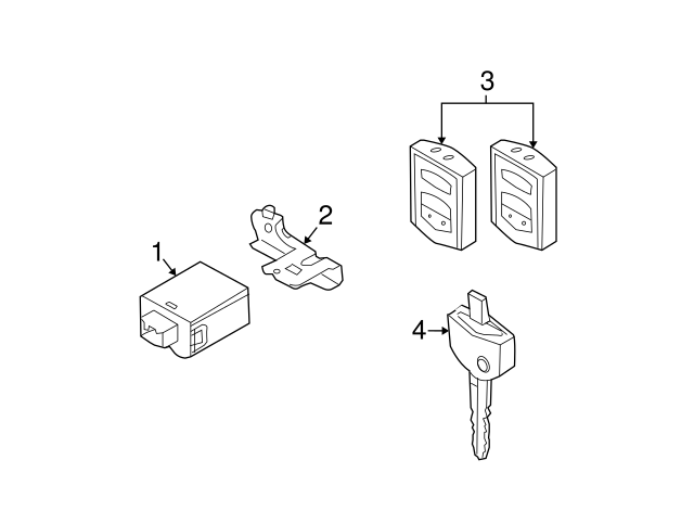 BBM4-67-5RY - Keyless Entry Transmitter - 2009-2015 Mazda | Mazda Swag