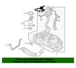5Q0-201-550-P - Fuel Tank Cap 2015-2016 Audi A3 | Audi OEM Parts