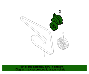 2004-2008 Chevrolet Drive Belt Tensioner 25184786 GM | GMPartsDirect.com