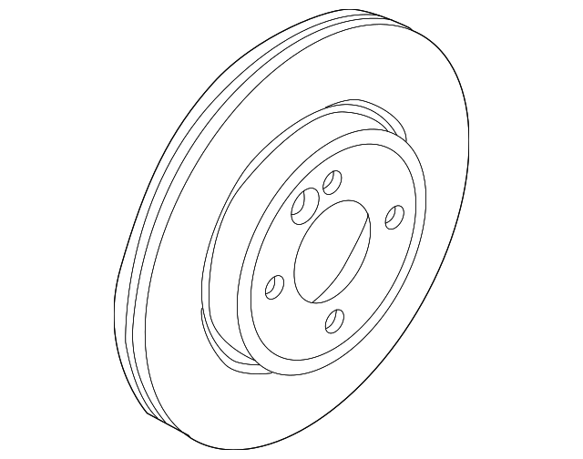 34-11-1-502-891 - Disc Brake Rotor Front 2002-2007 Mini Cooper | BMW ...