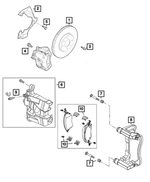 Shop OEM Mopar Brake Pads Online | Mopar Wholesale Store