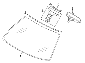 51317357235 - 2016-2022 BMW Upper Molding (51-31-7-357-235) | BMW of ...