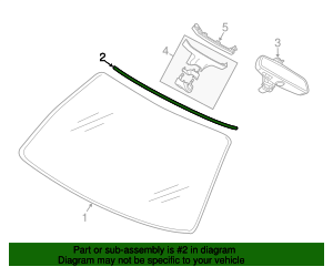 Genuine BMW 51-31-7-357-235 | Upper Molding | FREE Shipping on Most ...