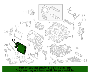 2018-2021 Jaguar E-Pace Evaporator Core J9C10380 | OEM Parts Online