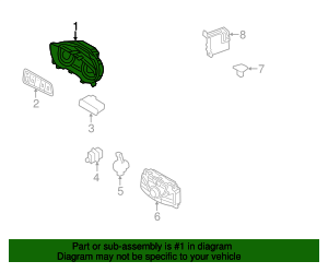2012-2014 Hyundai Azera Instrument Cluster 94011-3V100 | OEM Parts Online