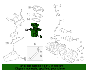 Genuine Fuel Pump for 2016-2021 Volvo | Part# 31372616 | Over 30% Off ...