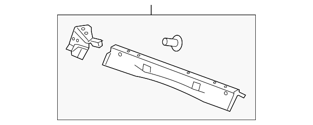 Floor Pan Crossmember with Extensions and Studs 84100647 | TascaParts.com