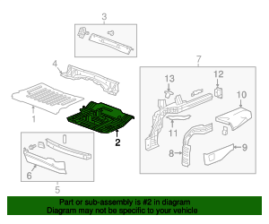 84486760 GM Rear Floor Rear Panel | GM Parts Store