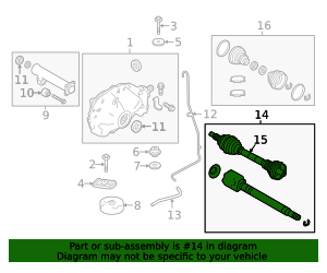 LR132686 - Axle Assembly 2020-2024 Land Rover | Land Leaping Genuine ...
