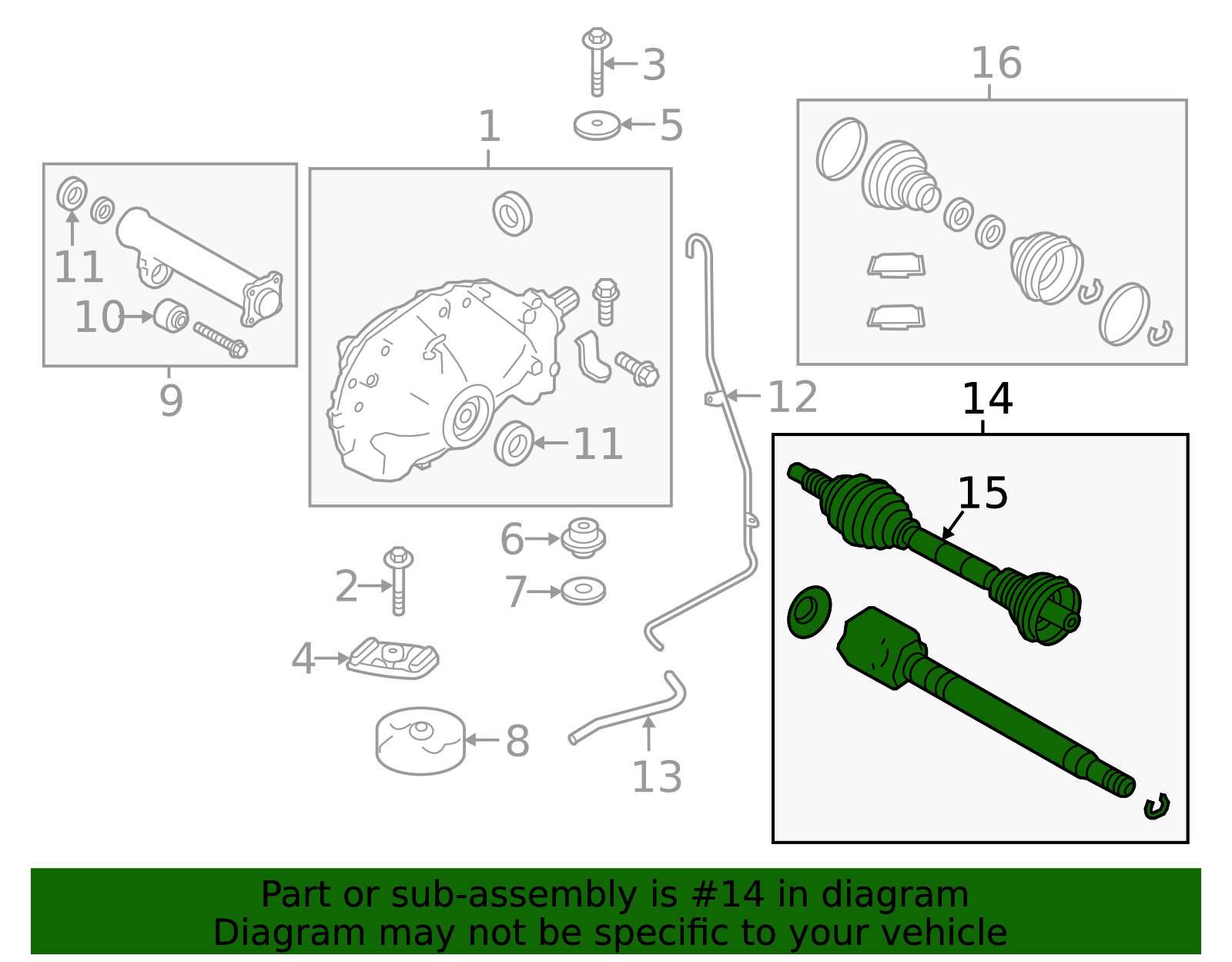 LR132686 - Axle Assembly 2020-2024 Land Rover | Land Leaping Genuine ...