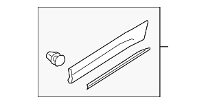 83A-853-970-B-GRU - Lower Molding 2019-2022 Audi Q3 | Audi OEM Parts