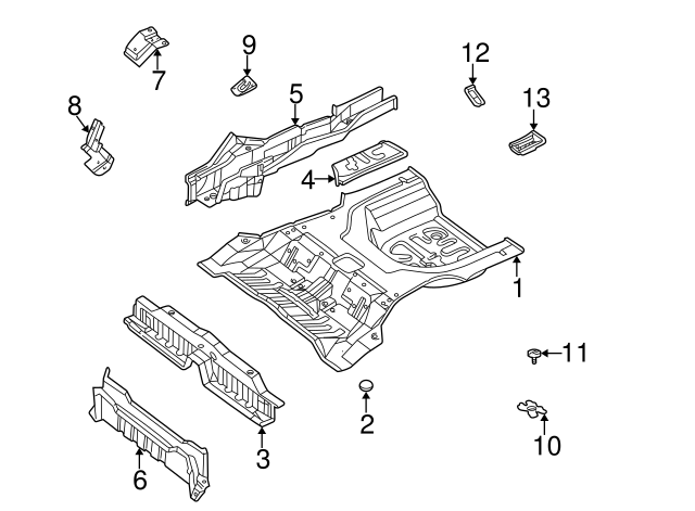 65531-3C100 - Side Panel 2001-2006 Kia Optima | Kia.Parts Store
